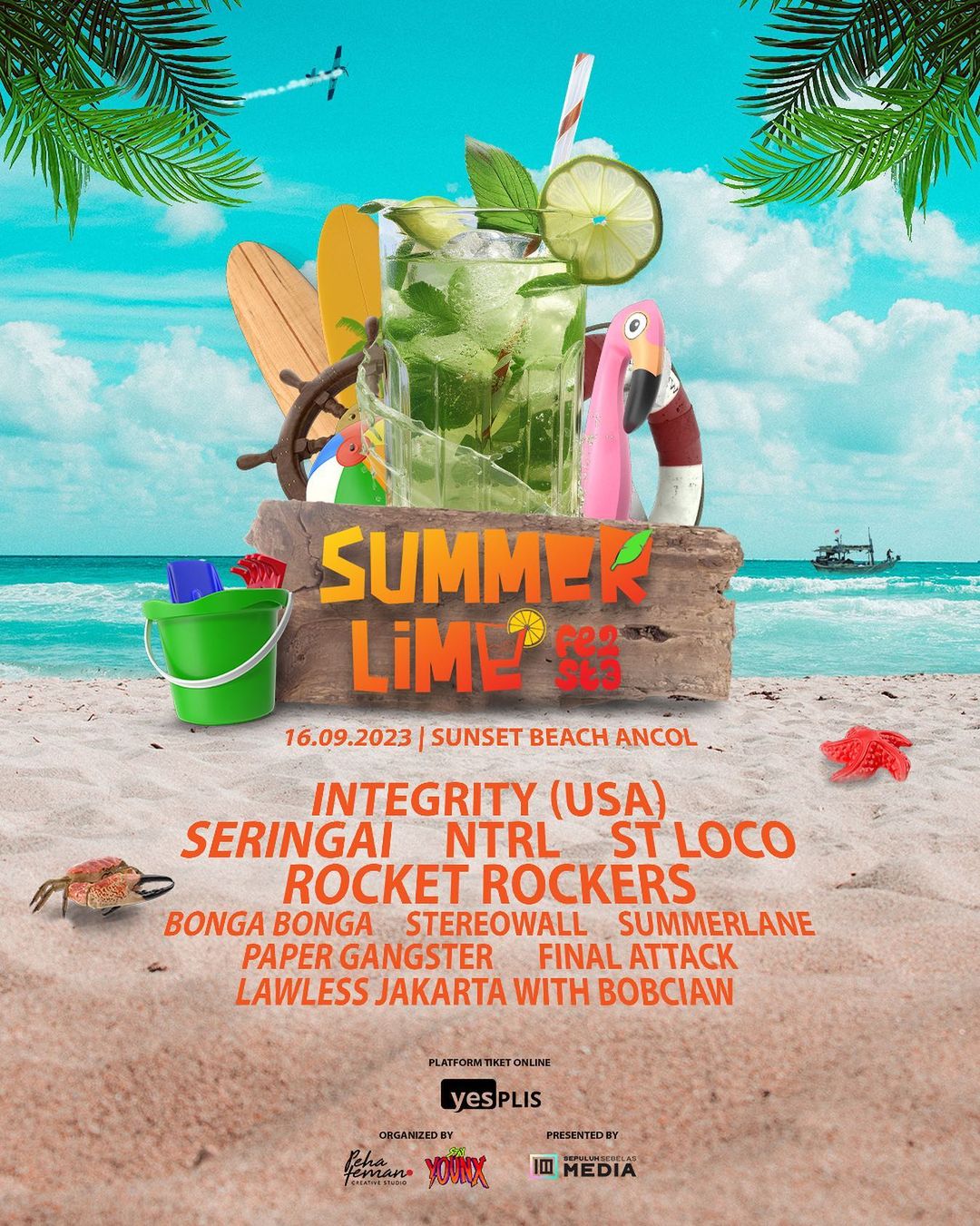 Menikmati Distorsi di Pantai ala Summer Lime Fest 2023 - altspace media